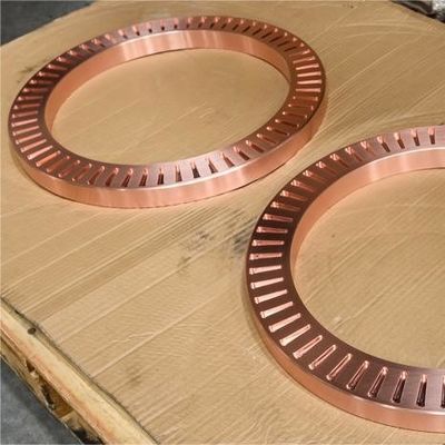 Copper End Ring And Rotor Bar Excellent Thermal Conductivity